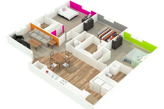 Centennial Ridge - Student Housing Apartments - Raleigh, NC ...