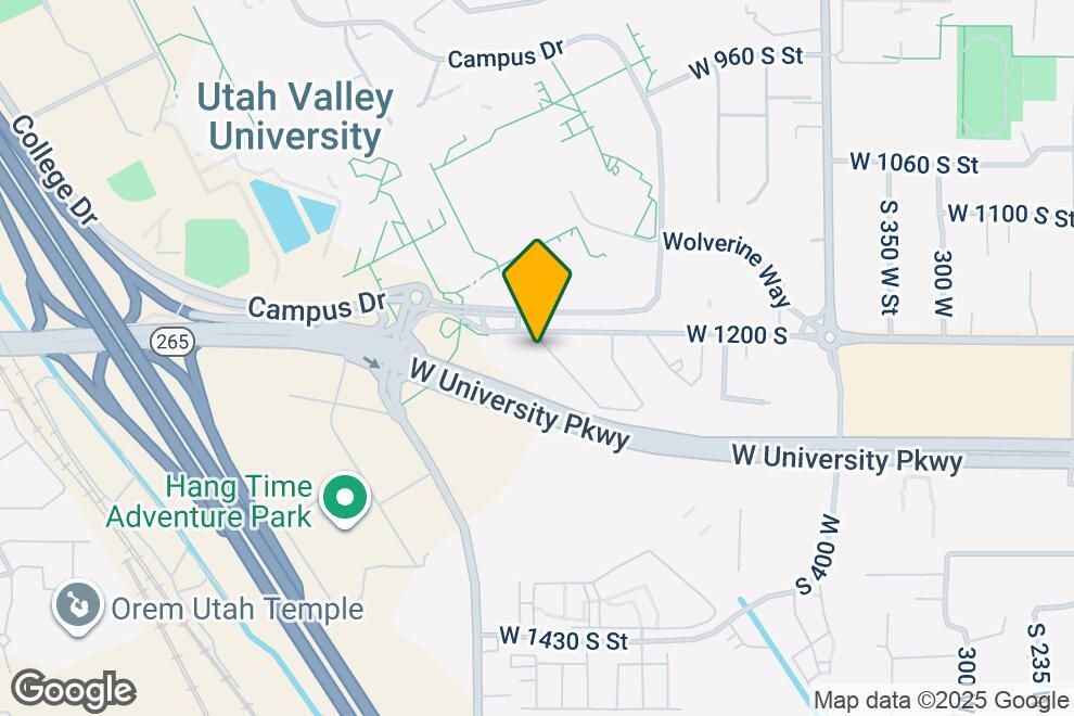 Utah Valley University Campus Map