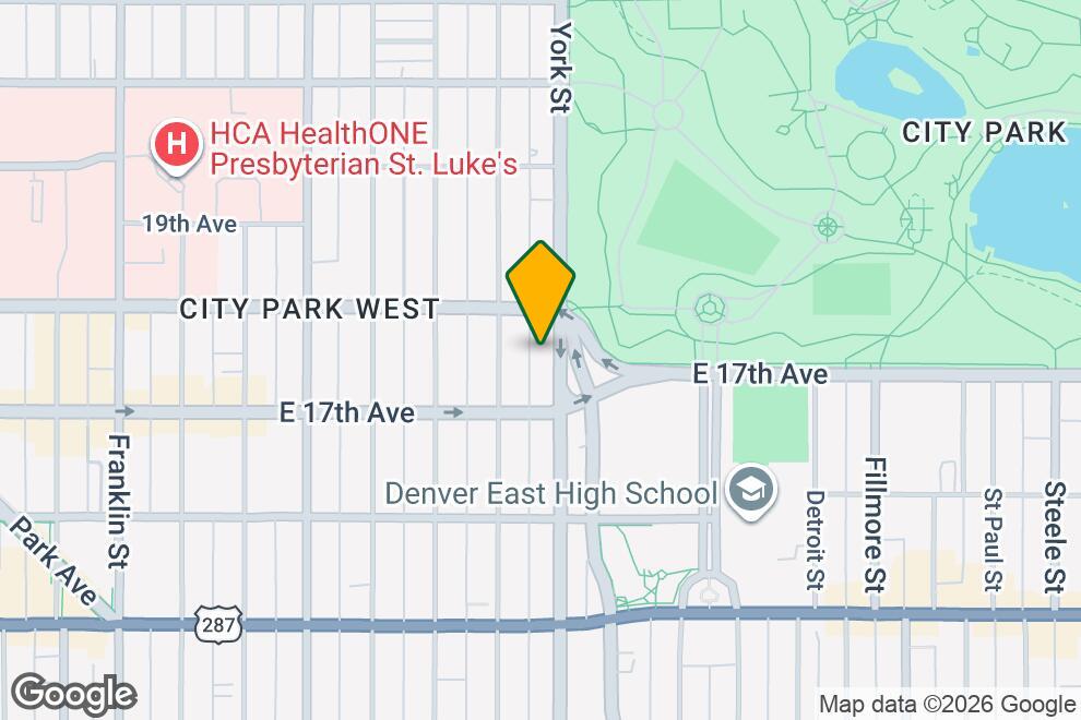 City Park Denver Map
