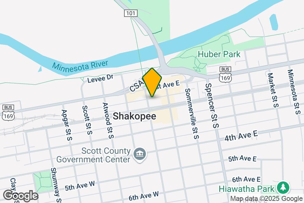 Large Map Of Shakopee