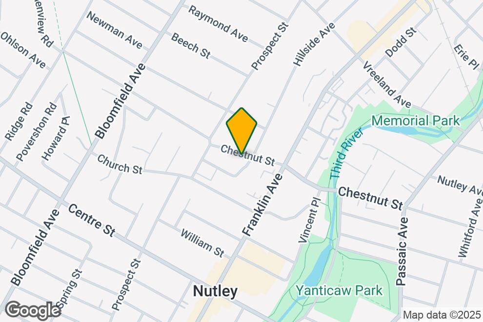 Street Map Of Nutley Nj