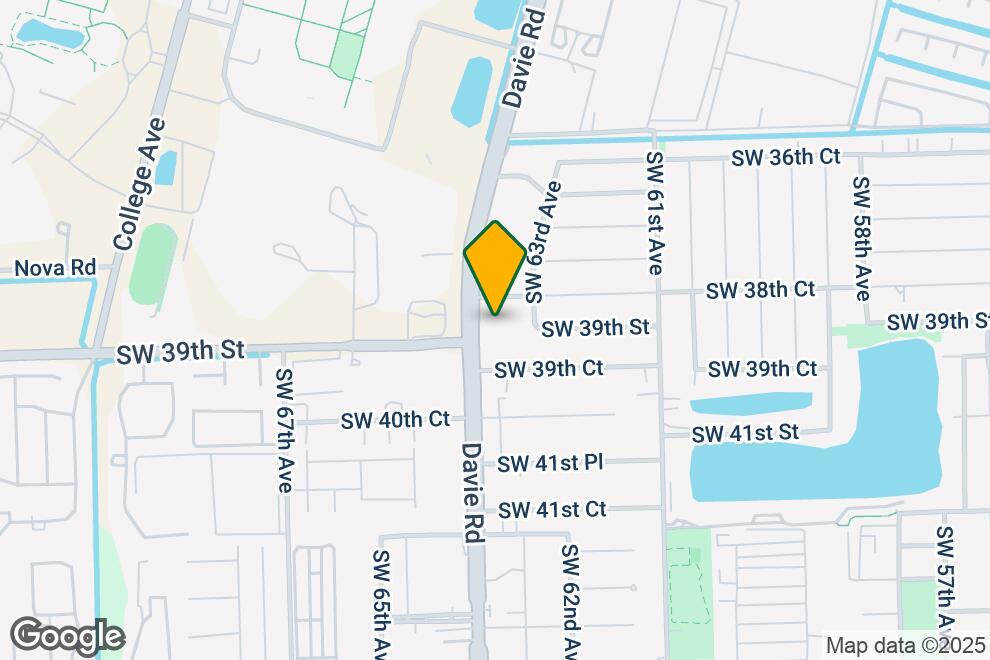 Davie Florida Zip Code Map Detailed